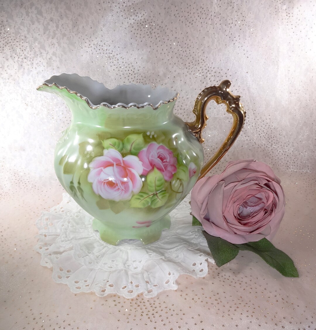 Lefton Water Pitcher - Etsy