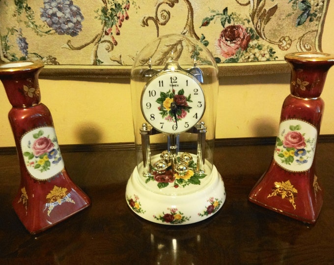 Royal Albert Anniversary Clock Old Country Roses - Etsy