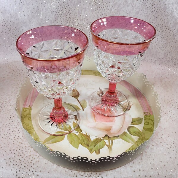 Ruby Flash Glass - Etsy