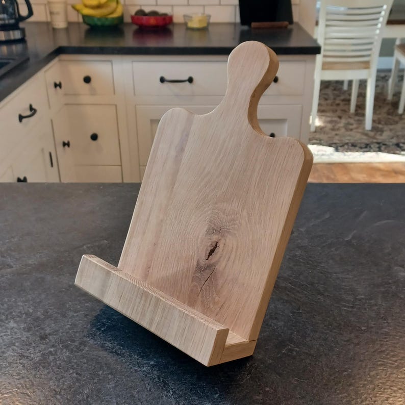 Easy DIY Cookbook/tablet Stand Plan: Fun Beginner Woodworking Project ...