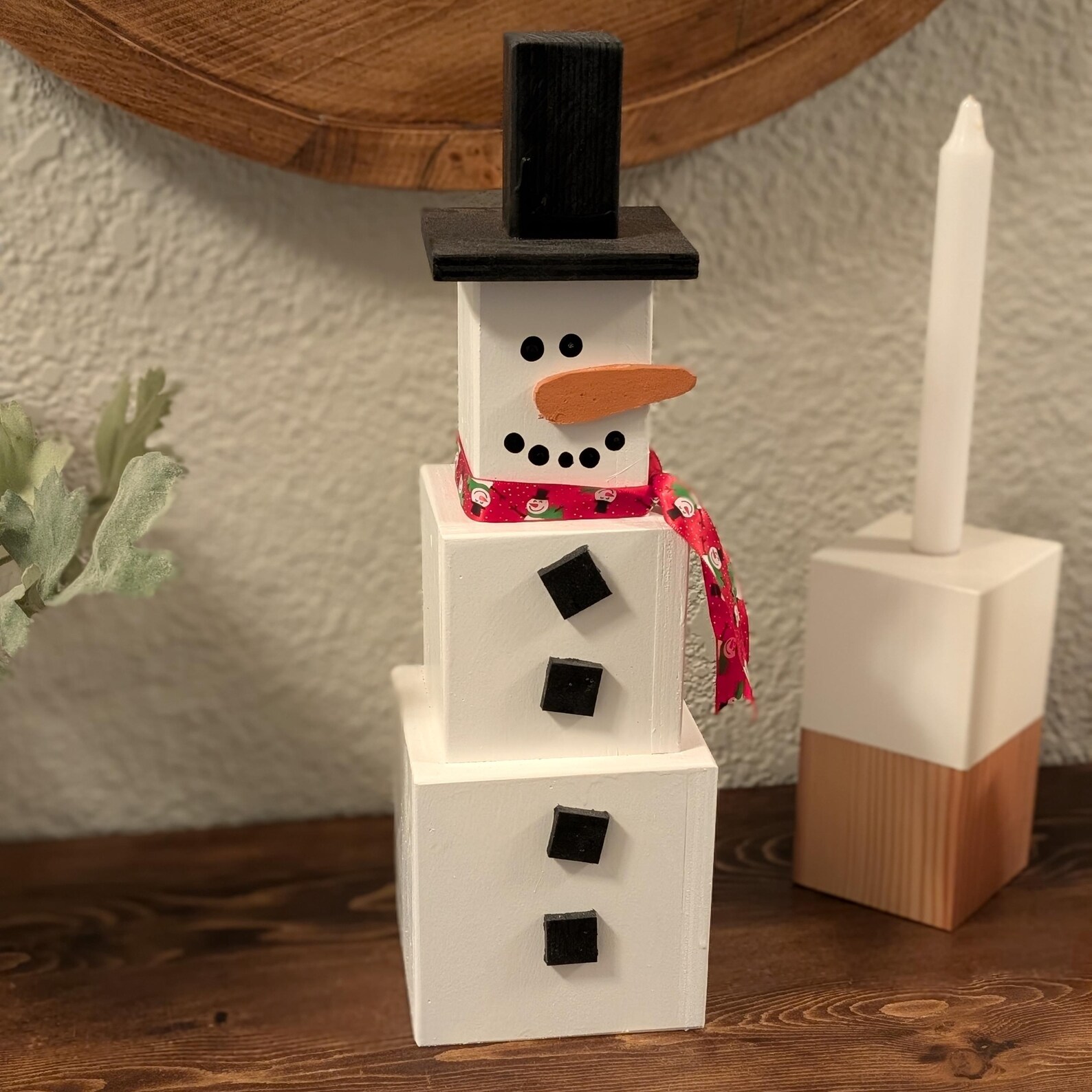 Easy DIY Small Plywood Snowman Plan: Fun Beginner Woodworking Project ...