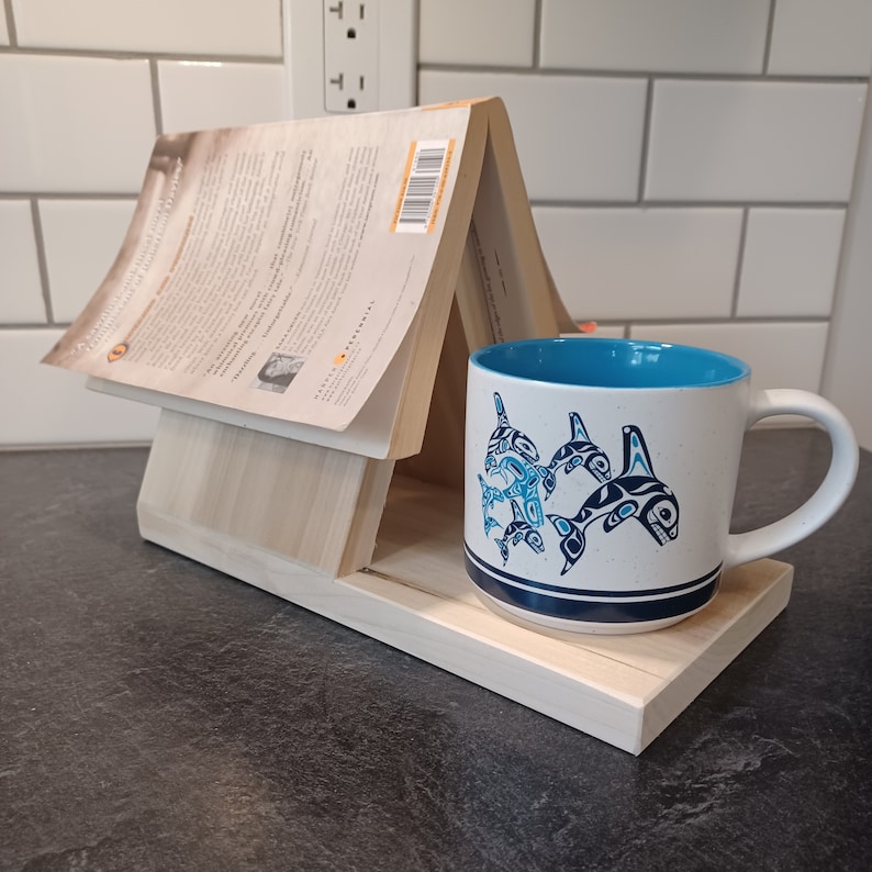 Easy DIY Wooden Book Rest Plan: Fun Beginner Woodworking Project Plan ...