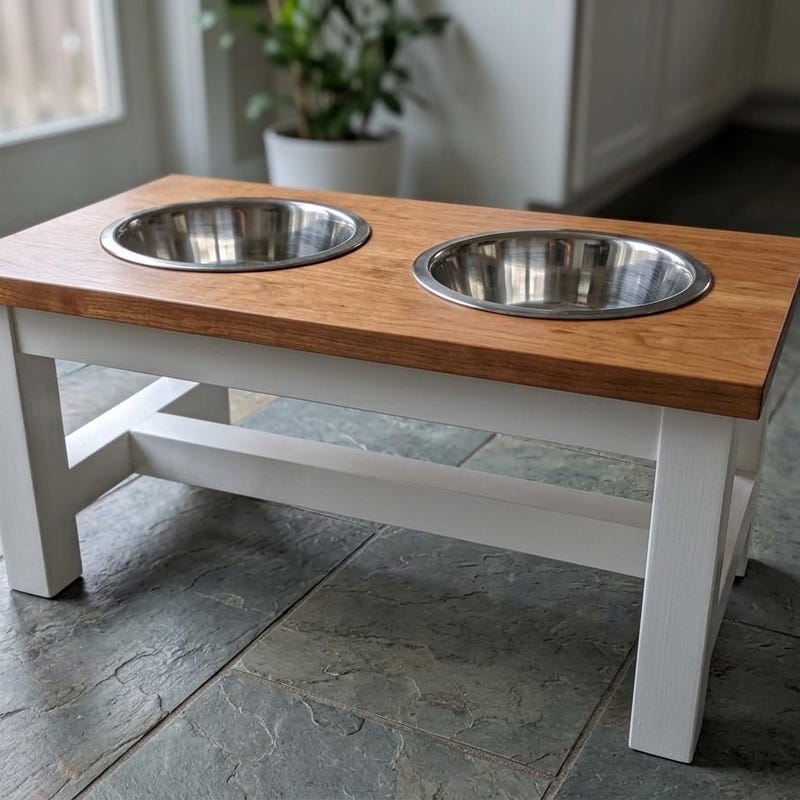 Dog Bowl Stand - Etsy UK