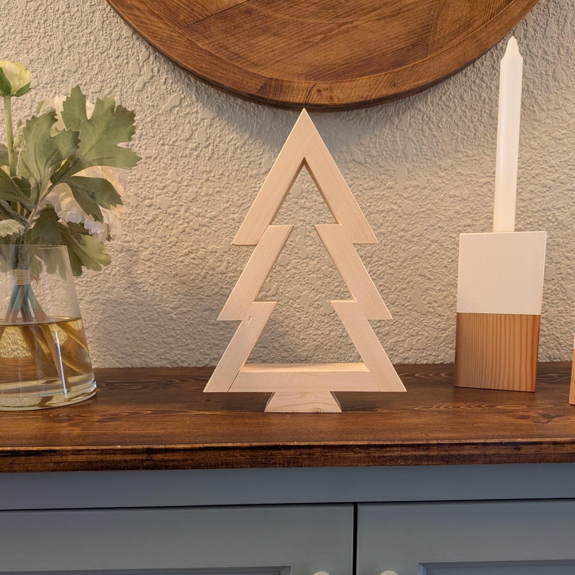 Easy DIY Small Christmas Tree Plan Two Sizes: Fun Beginner Woodworking ...