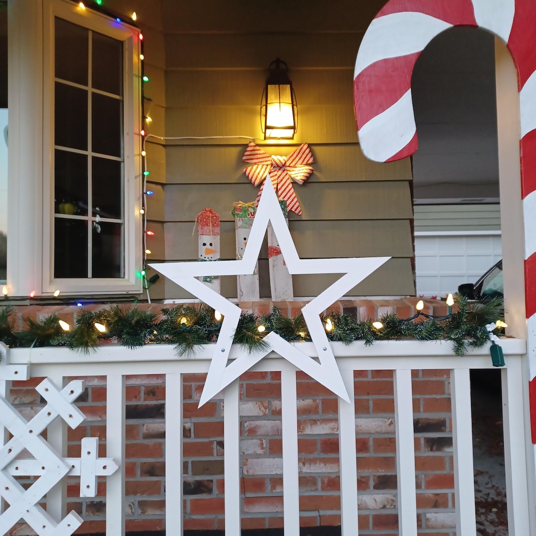 Large Outdoor Christmas Star, DIY Christmas Decoration - Etsy