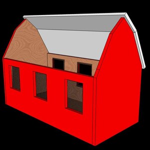 Easy Plywood Barn Style Toy Box Plan, Weekend Project, Fun Craft, Super ...