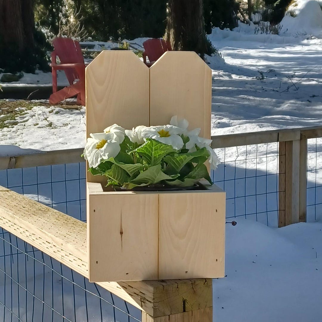 DIY Wall Mounted Flower Box Plans, Step by Step Woodworking Projects ...