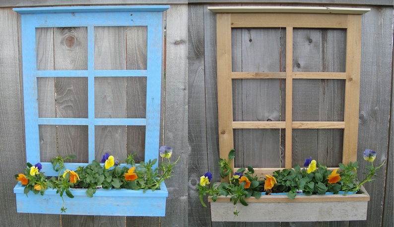 Easy DIY Rustic Window Flower Box Plan: Fun Beginner Woodworking ...