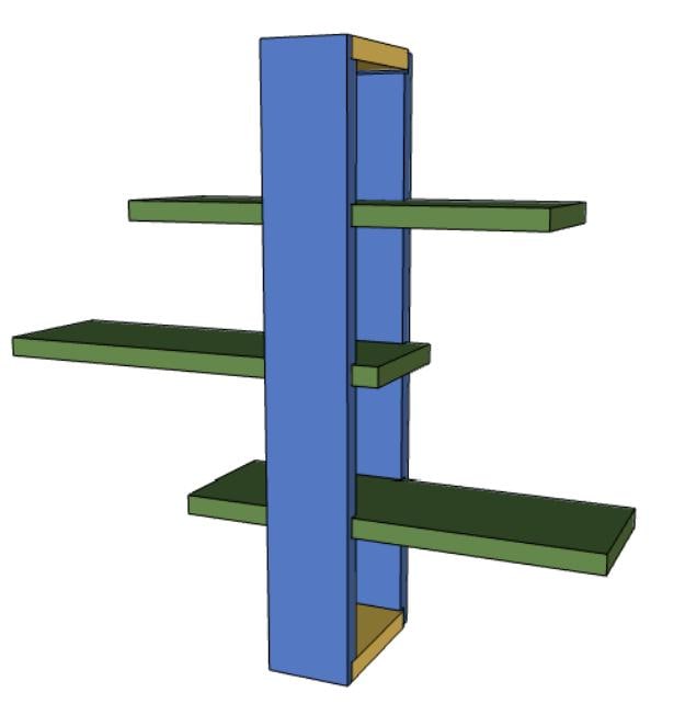 DIY Sliding Shelf Plan: Beginner Woodworking Project (PDF Download - Etsy