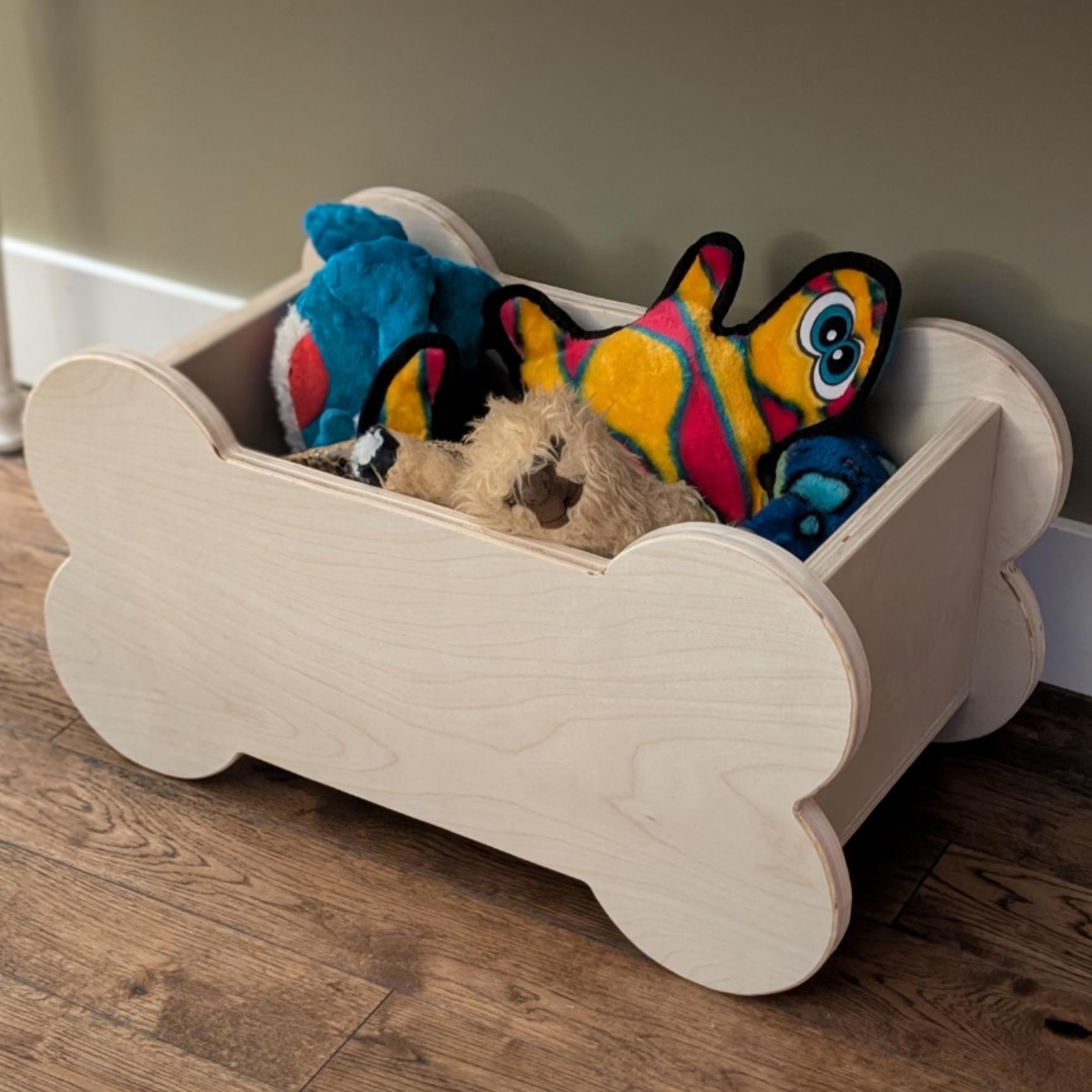 Easy DIY Dog Toy Box Plan, Fun Beginner Woodworking Project (PDF ...