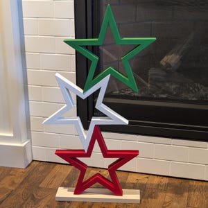 Easy DIY Triple Star Decor Plan: Beginner Woodworking Project (PDF ...