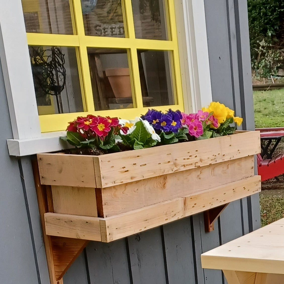 Easy DIY Window Flower Box Plans: Beginner Woodworking Project (PDF ...