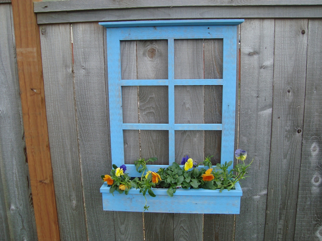 Easy DIY Rustic Window Flower Box Plan: Fun Beginner Woodworking ...