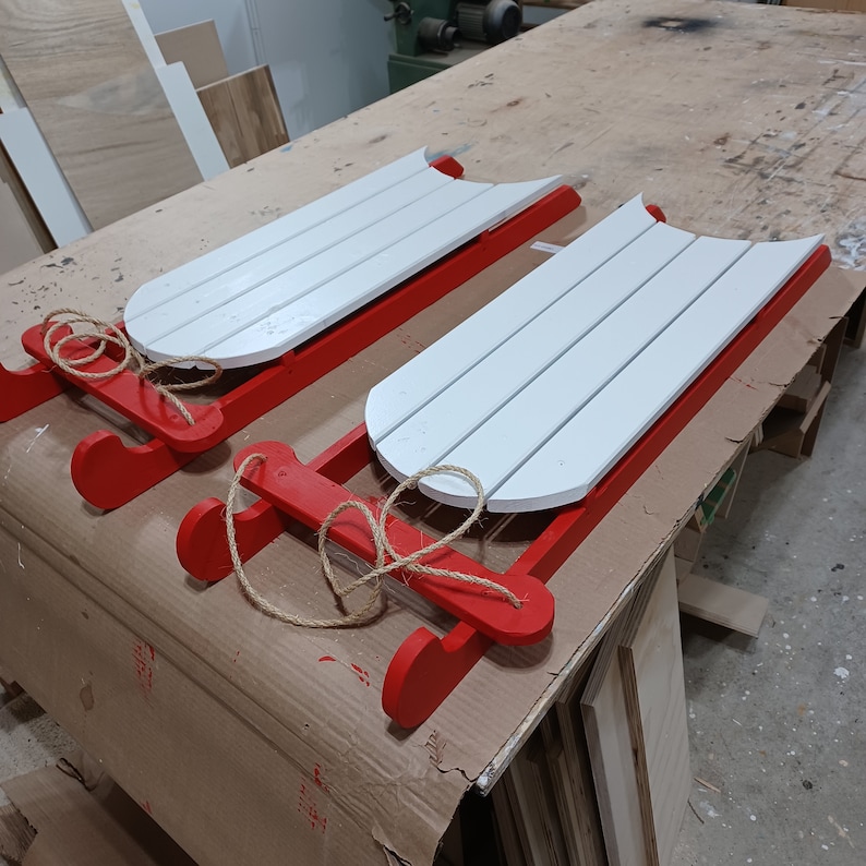 Rustic Christmas Sled, DIY Wooden Sled Plans, Sled Plans, Vintage Sled ...