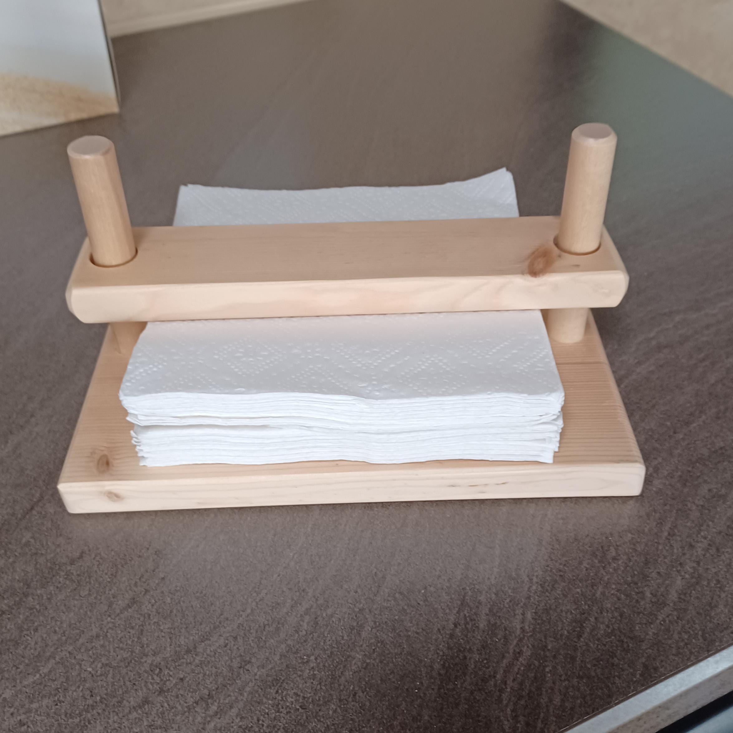 Rustic but Effective Napkin Holder Build Plans: Easy Beginner ...
