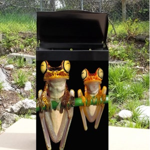 Frogs Wall Mounted Mailbox - Etsy