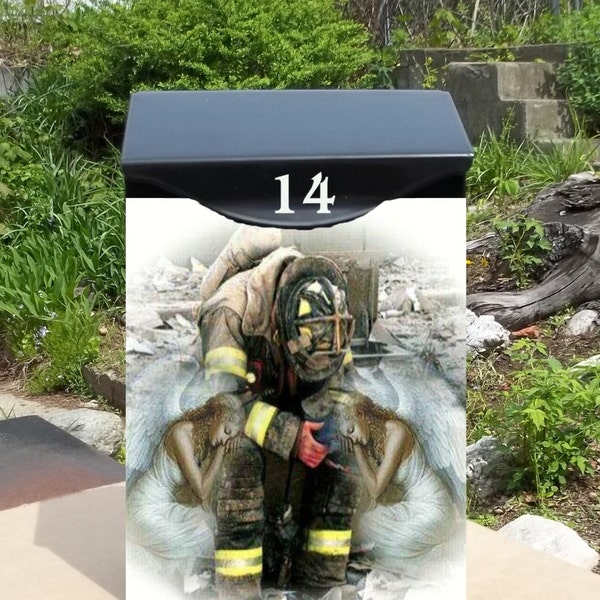 Firefighter Mailbox - Etsy