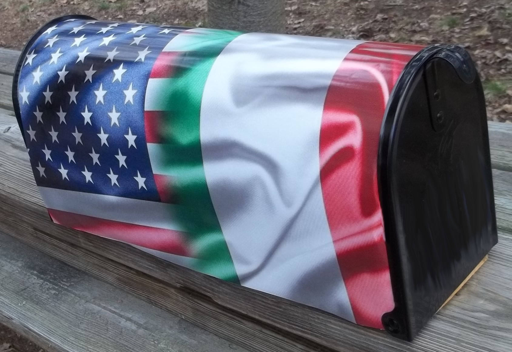 American-italian Flag Mailbox - Etsy