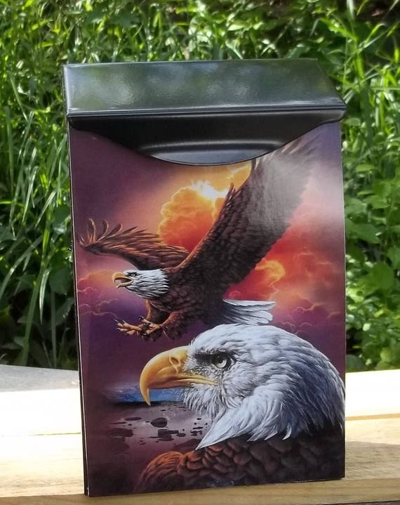 2 Bald Eagles Wall Mounted Mailbox | Etsy