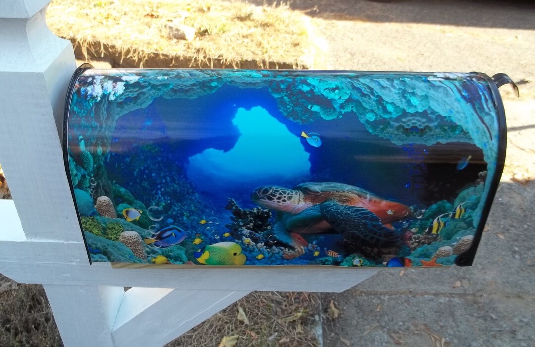 Sea Turtle Mailbox: Eye-catching Home Decor - Etsy