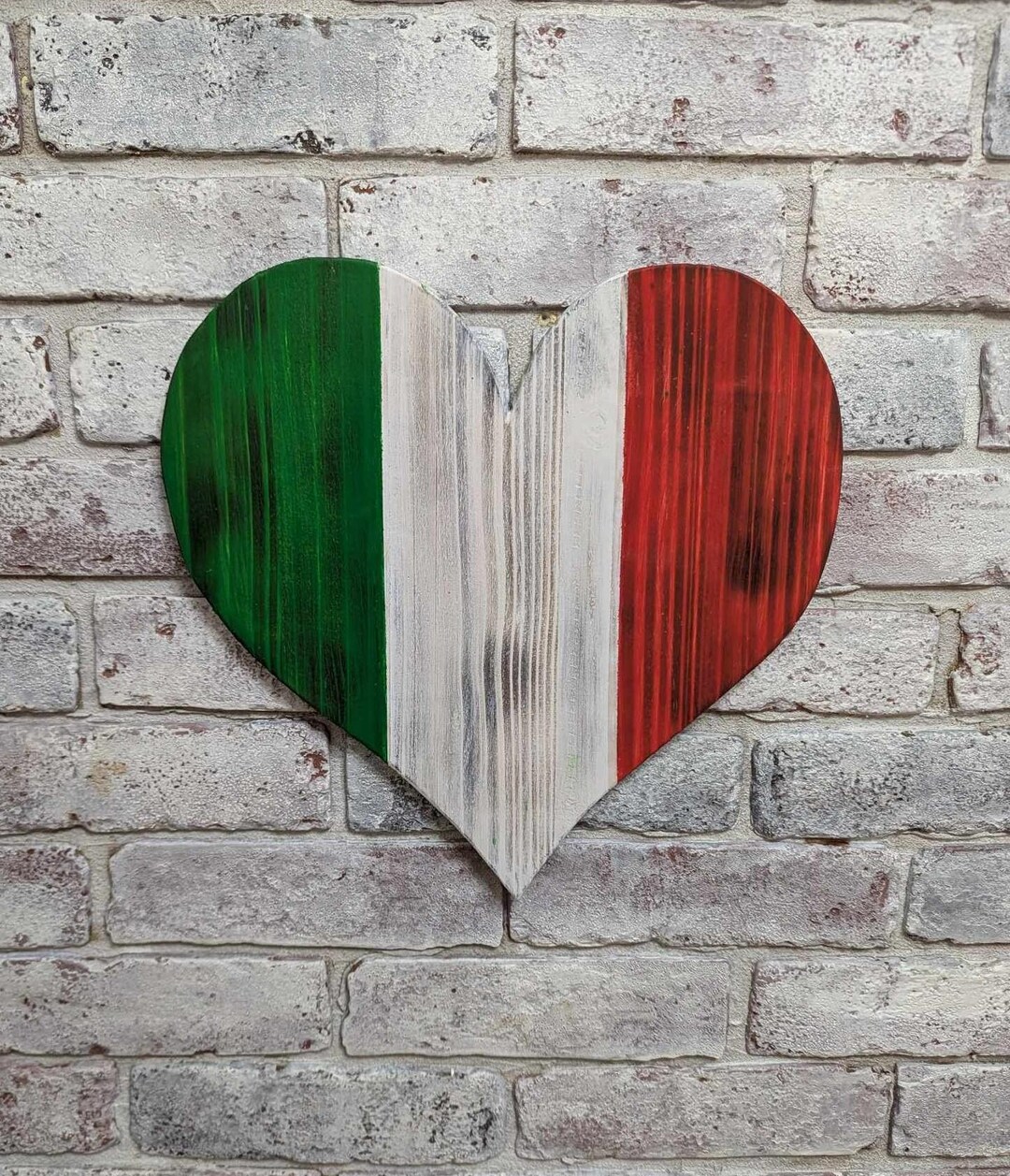 Italian Flag Heart-shaped - Etsy