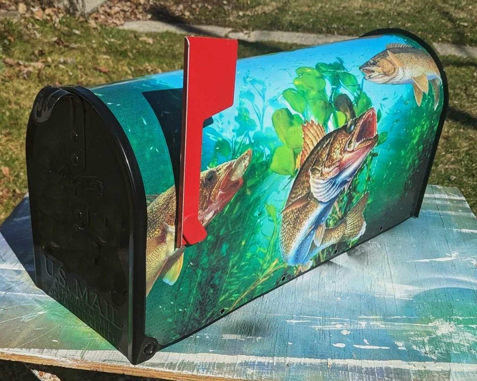 Walleye Mailbox: Eye-catching Home Decor - Etsy