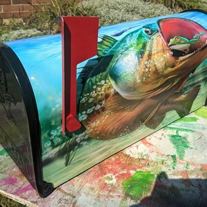 Bass Mailbox. Design is on Both Sides. - Etsy