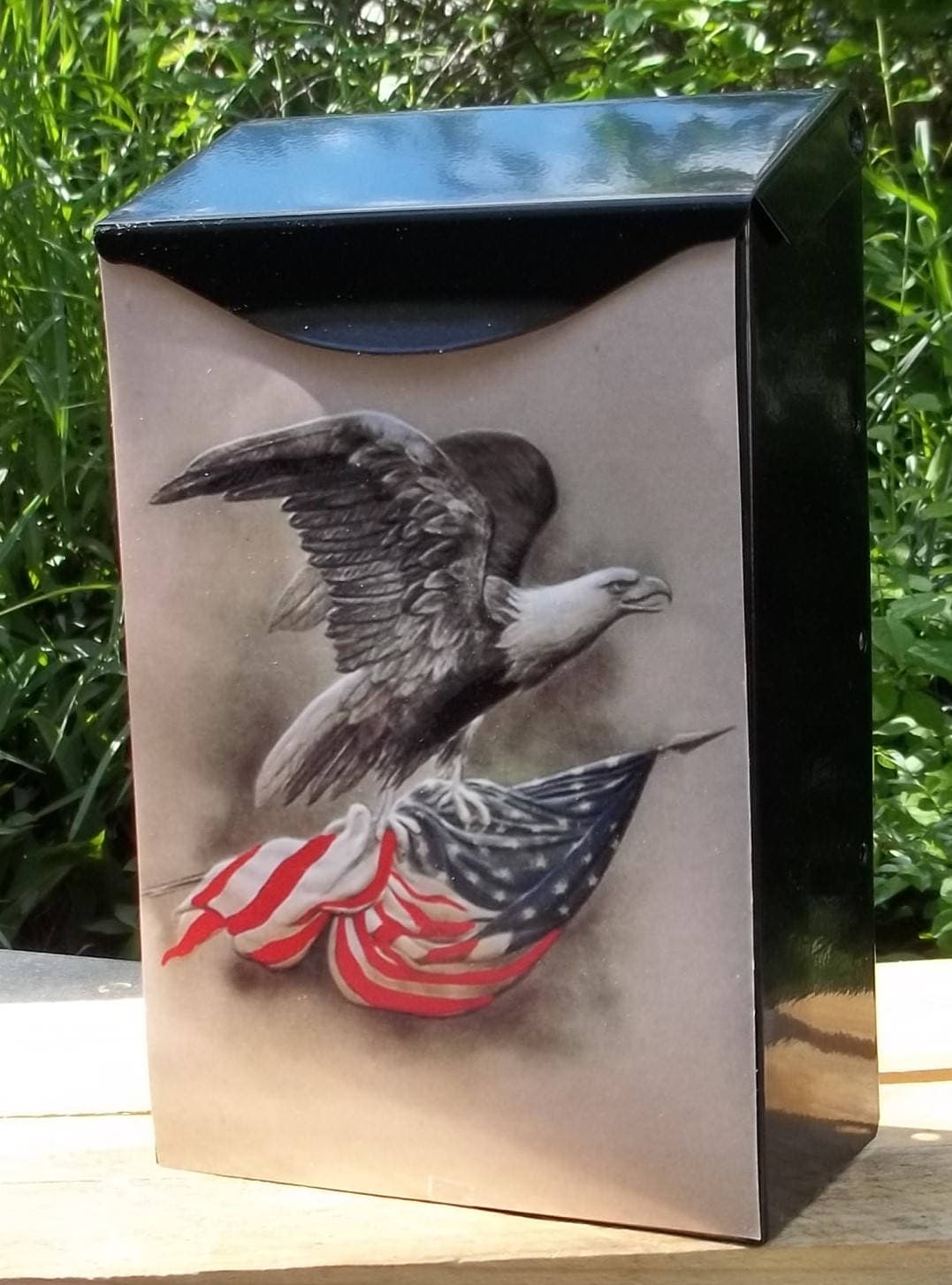 Vintage Bald Eagle With Flag Wall Mounted Mailbox - Etsy