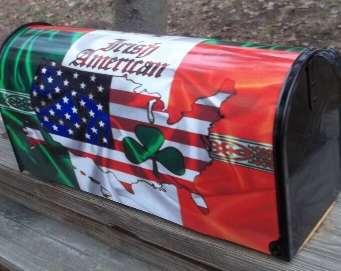 American-irish Flag Mailbox - Etsy