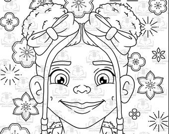 Brown Girl Coloring Pages Coloring Pages