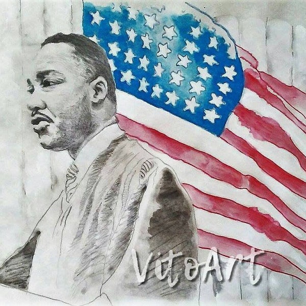 Martin Luther King Jr Flag - Etsy