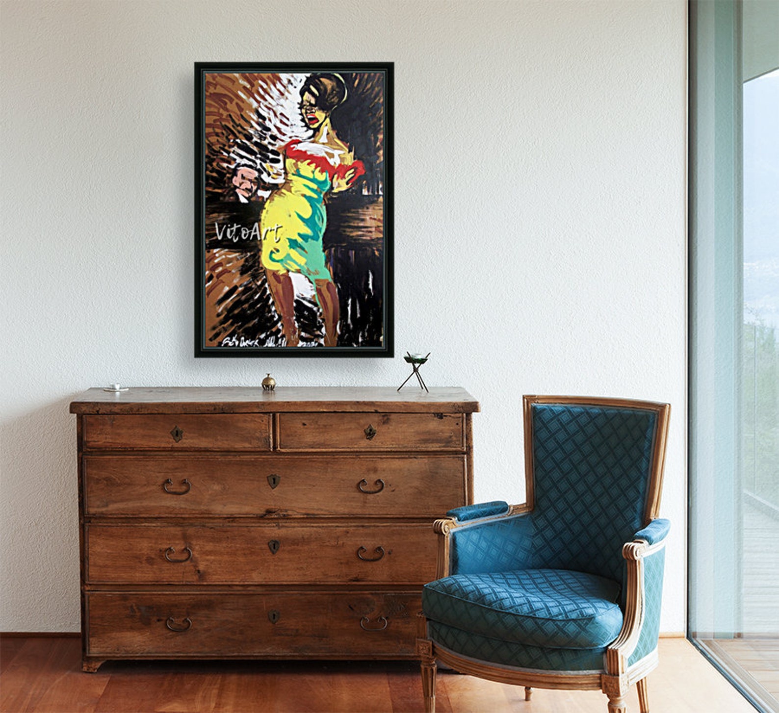 Betty Carter Jazz Art Portrait Blues Singer Colorful Wall Decor Limited ...