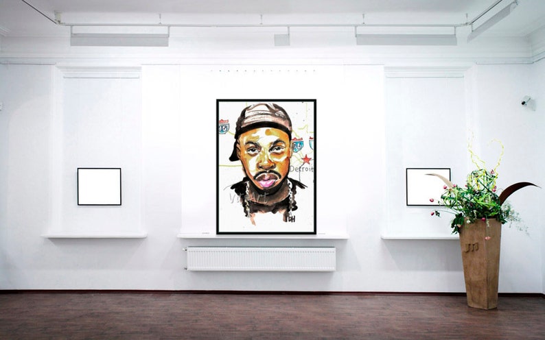 J Dilla Hip Hop Art Print James Yancey Detroit Producer Rap - Etsy