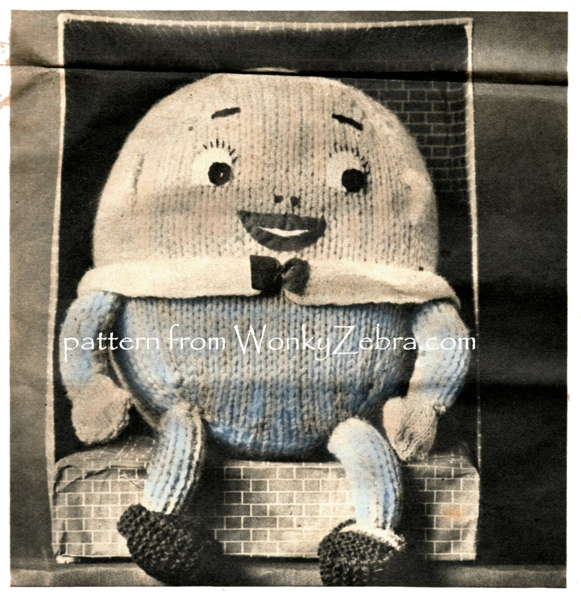Vintage Knitted Katie Doll and Humpty Dumpty Knitting Pattern - Etsy UK