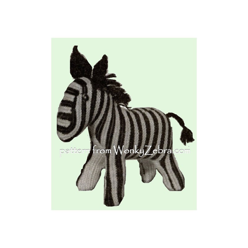 Knit Zebra - Etsy