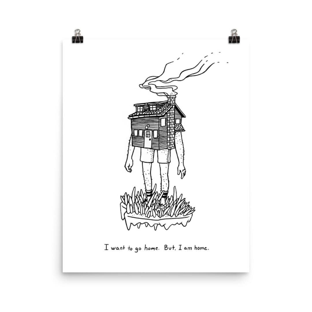 I Am Home Print - Etsy