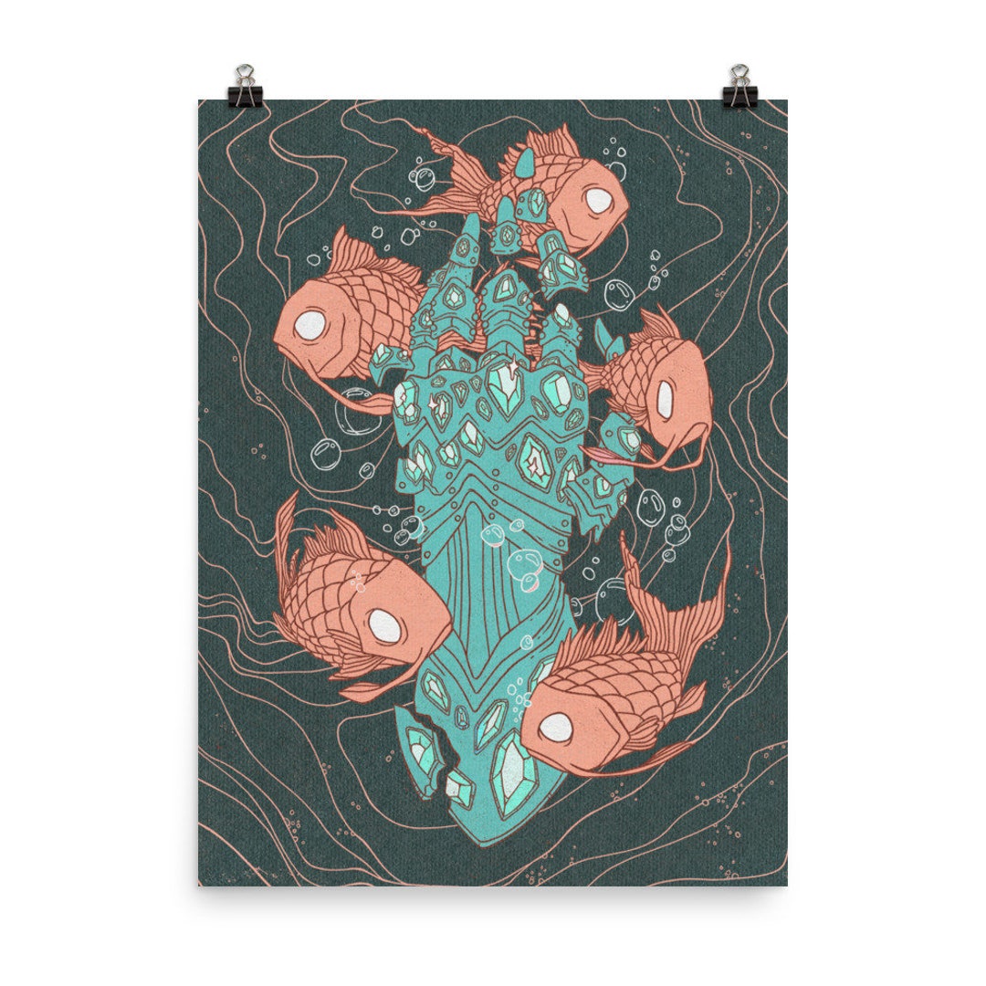 Underwater Gauntlet Poster - Etsy