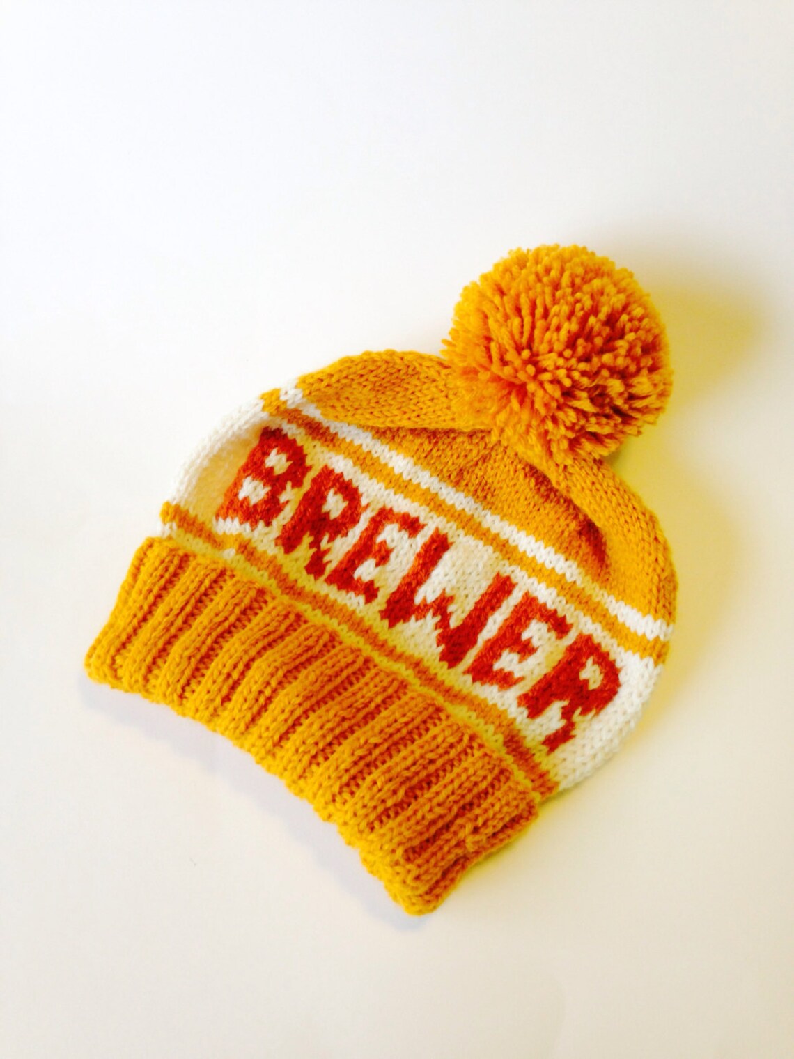 Brewer Pom Pom Beanie Home Brewer Hat Gift for Craft Beer - Etsy