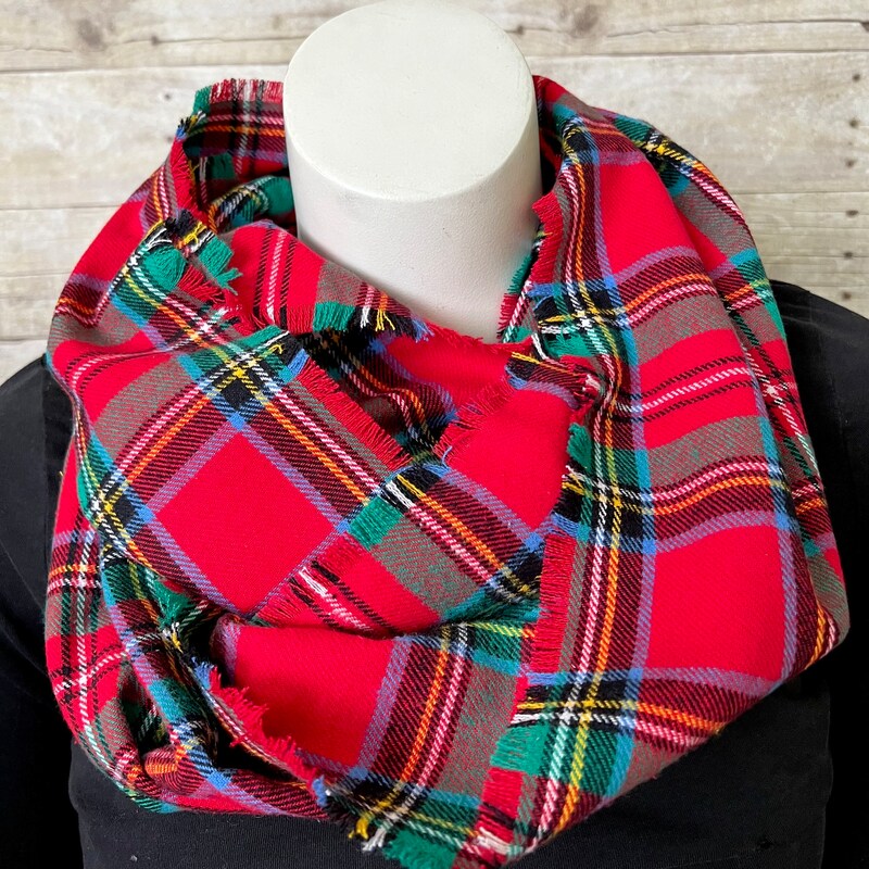 Green Infinity Scarf - Etsy