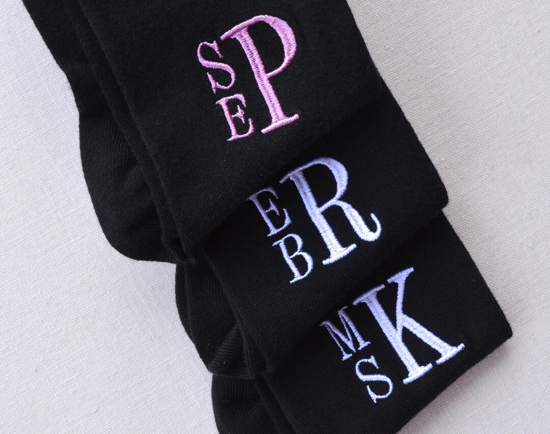 Monogrammed Socks for Men/personalized Socks /grooms Gift Set for ...