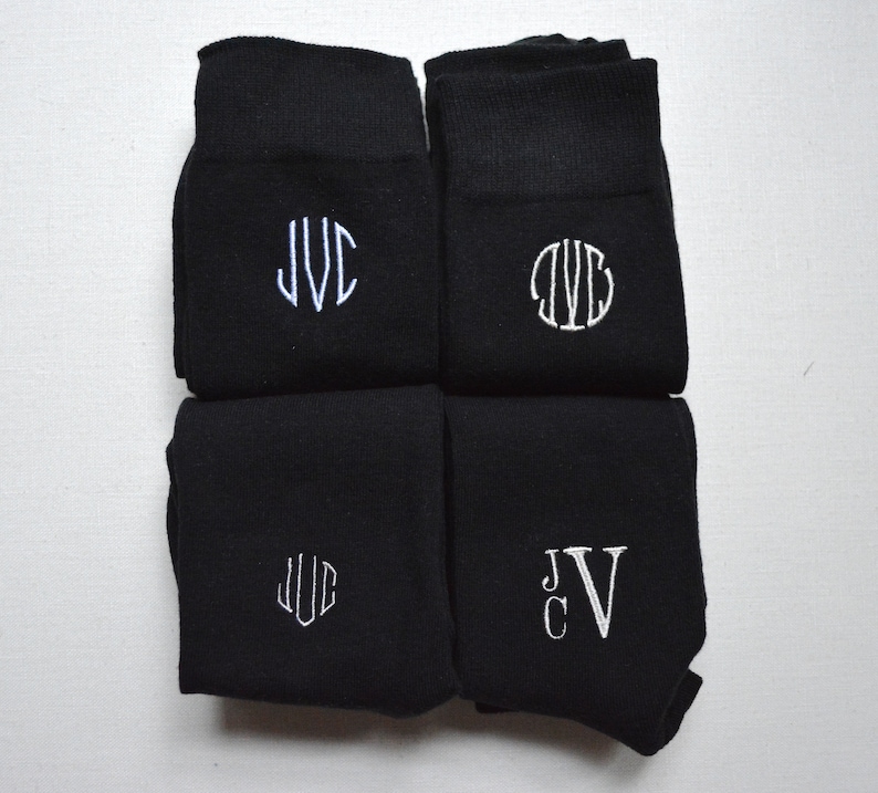 Monogrammed Socks for Men/groomsmen Gifts/personalized - Etsy