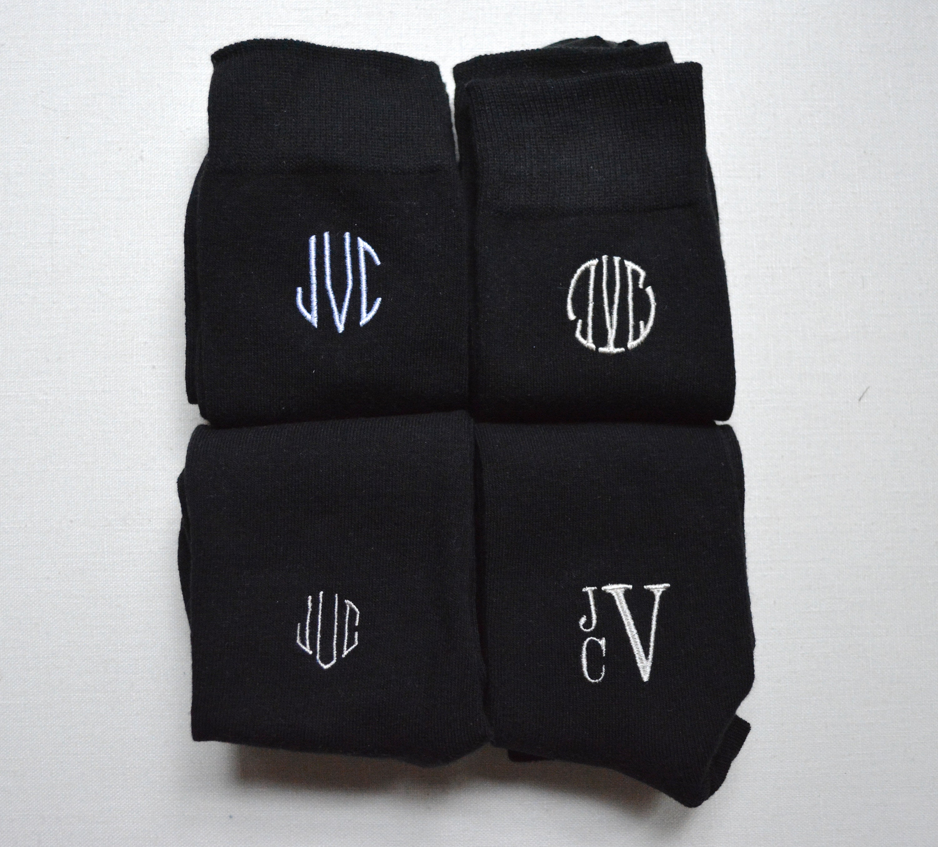 Monogrammed Socks for Men/groomsmen Gifts/personalized - Etsy