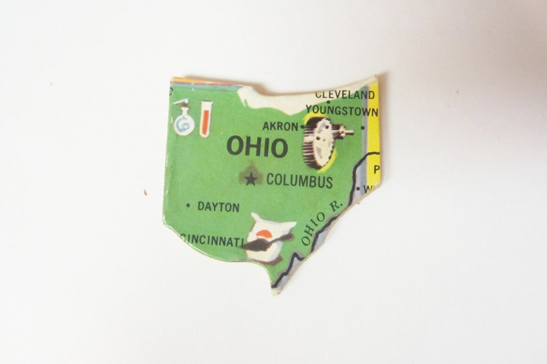 State of Ohio Magnet, Magnet of Ohio, by Juststated on Etsy - Etsy