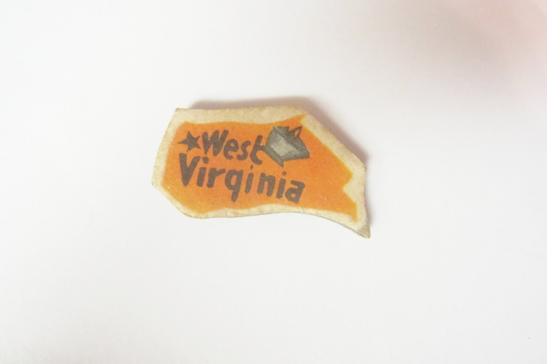 State of West Virginia Magnet Magnet of West Virginia by - Etsy