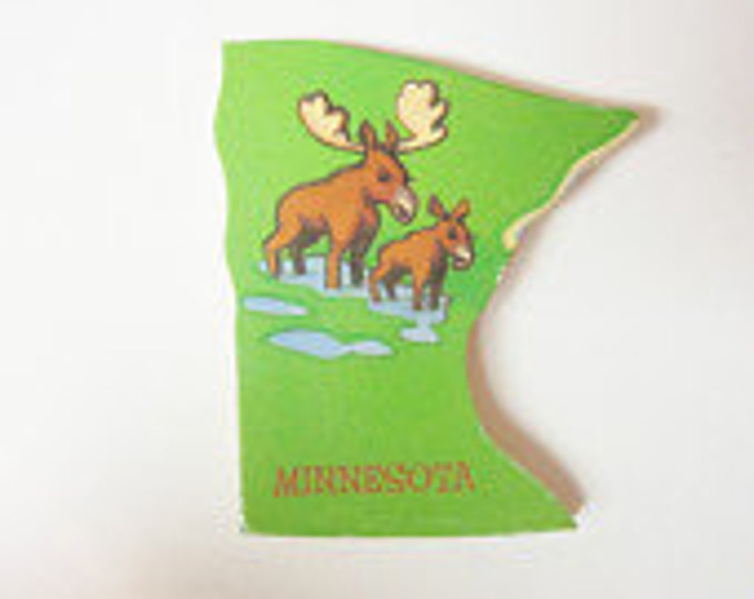 Minnesota State Magnet, Minnesota Magnet, Magnet of Minnesota, by ...