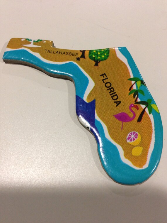 State of Florida Magnet Magnet of Oklahoma by Juststated on - Etsy