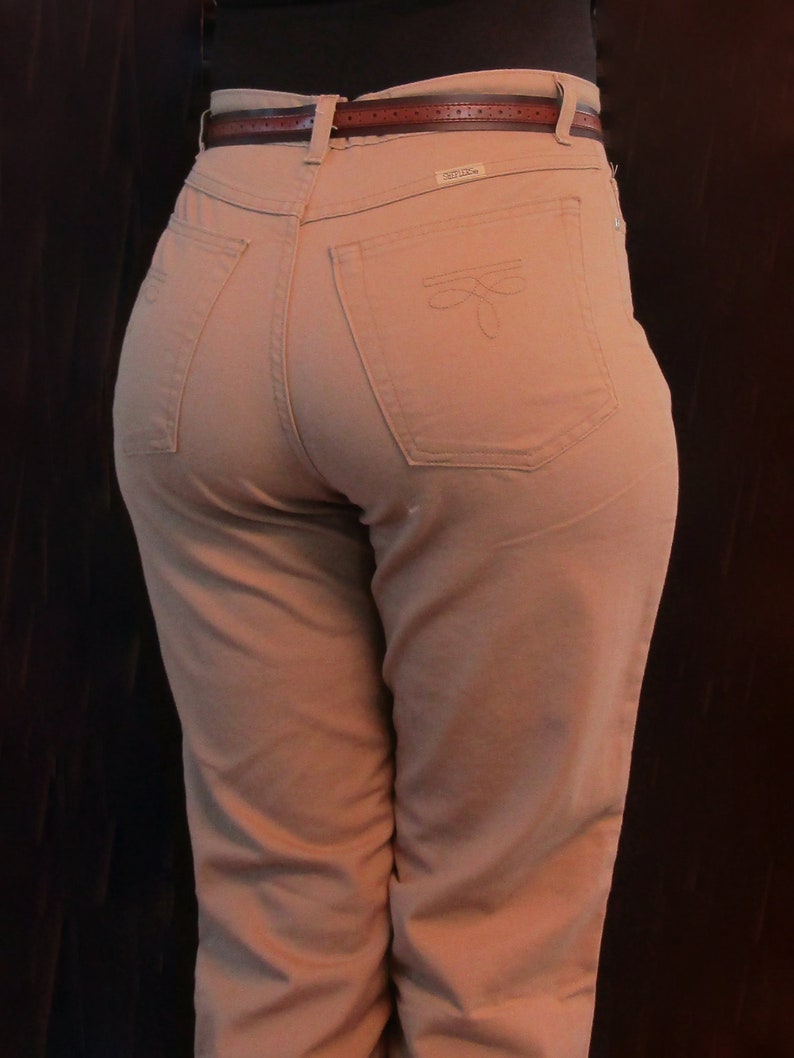 Vintage 1970 80s High Waist Cowgirl Western Jeans 32w 30l Etsy
