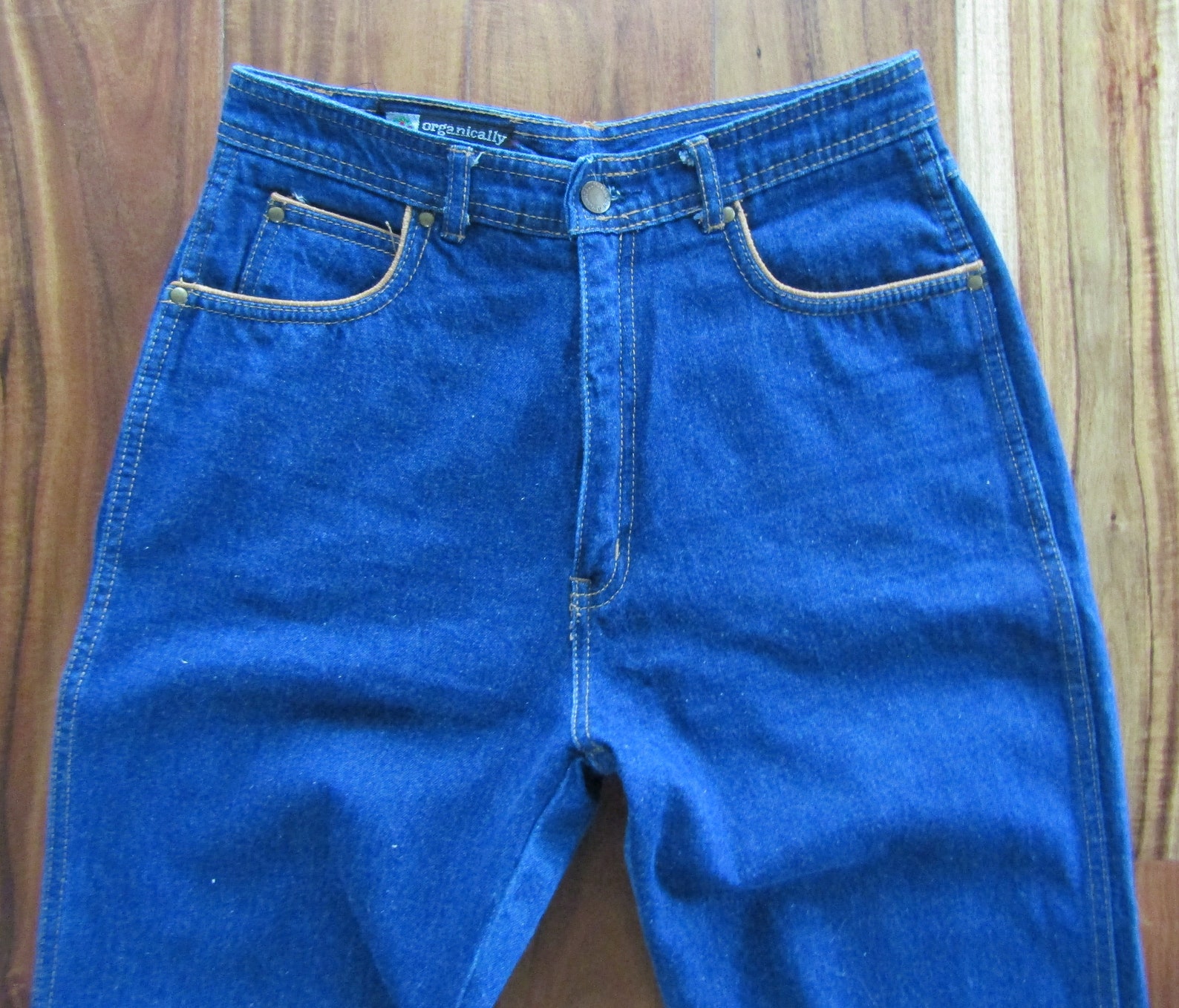 Vintage 1980s High Waist Pin Up Western Jeans 28w 30l Etsy