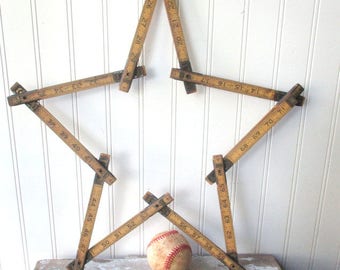 Vintage wooden ruler | Etsy