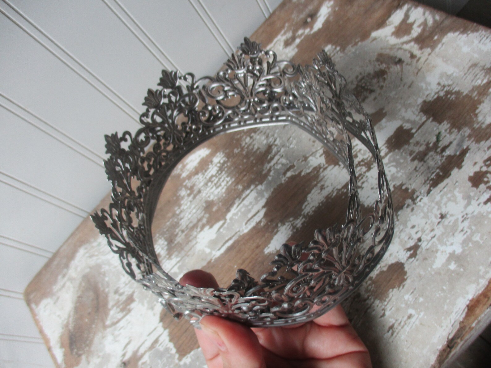 Metal Lace Ribbon Tin Filigree Edging Decorative Trim for - Etsy